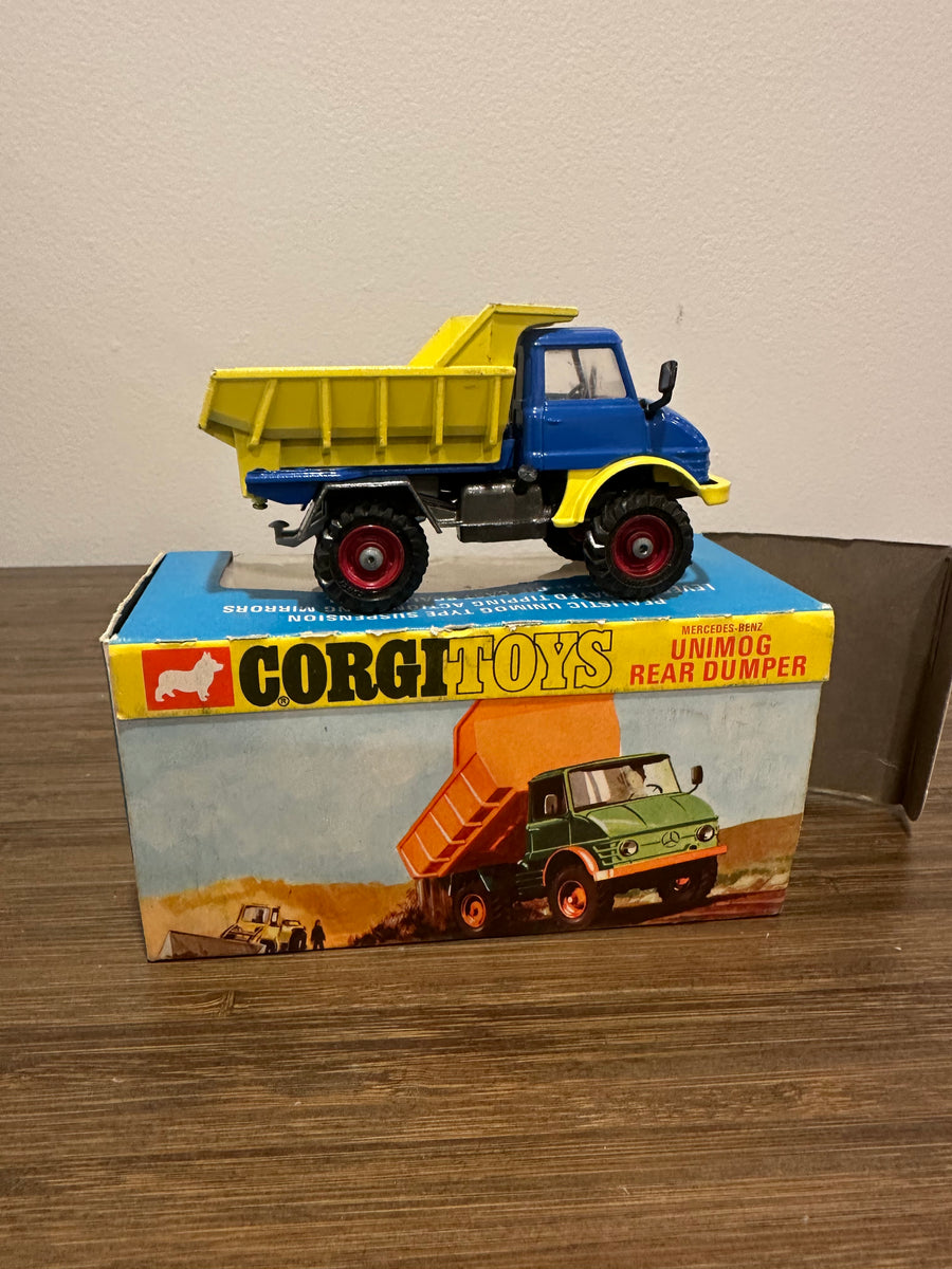 Corgi Toys 409 Unimog Dumper with original box